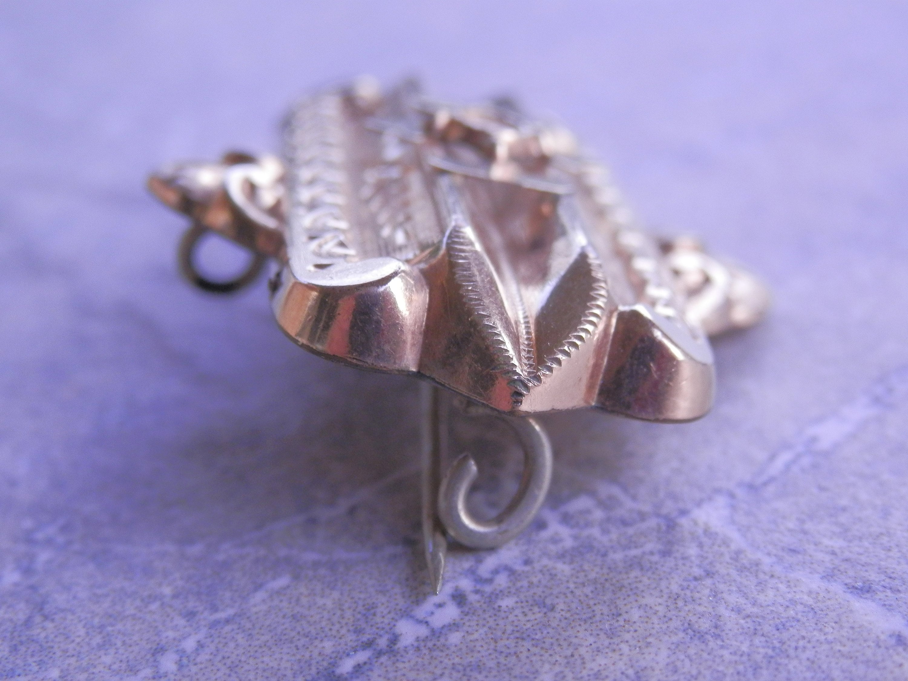 Antique Victorian Gold Filled Watch Pin - Etsy