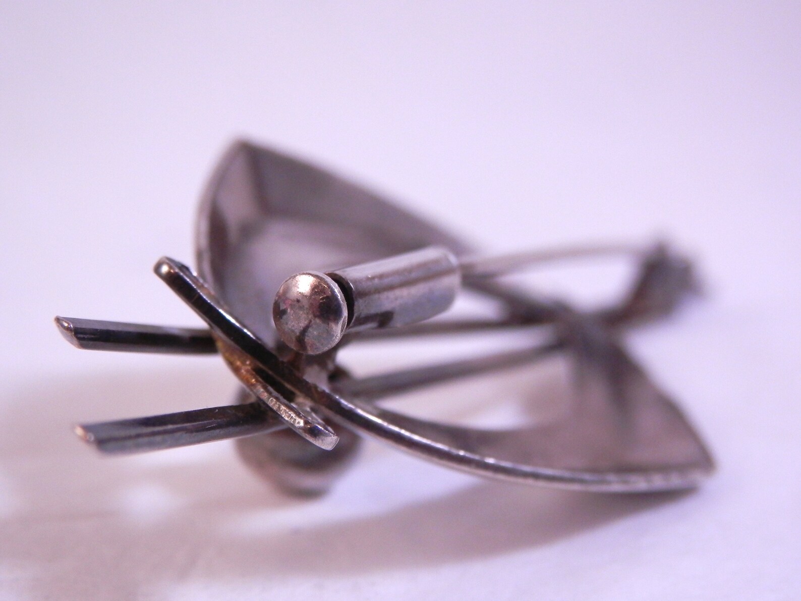 Retro Modern European 830 Silver Pin / Brooch - Etsy