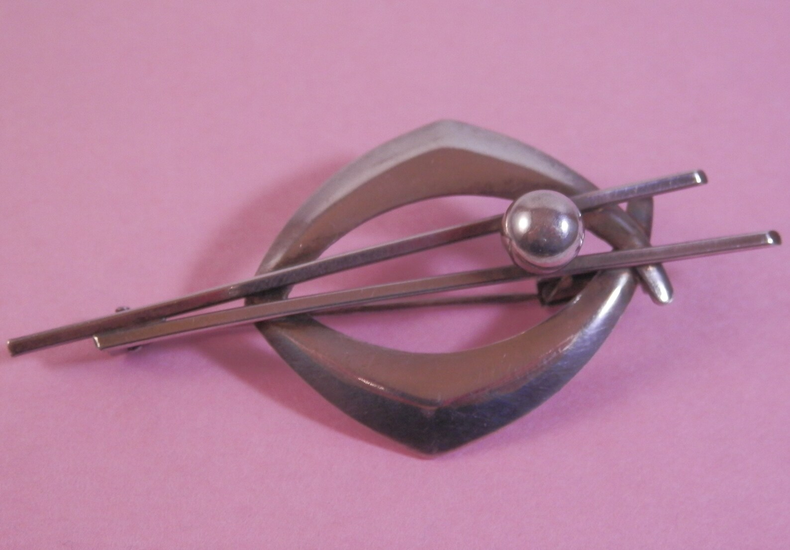 Retro Modern European 830 Silver Pin / Brooch - Etsy