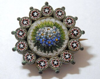 Micro Mosaic Pin - Etsy