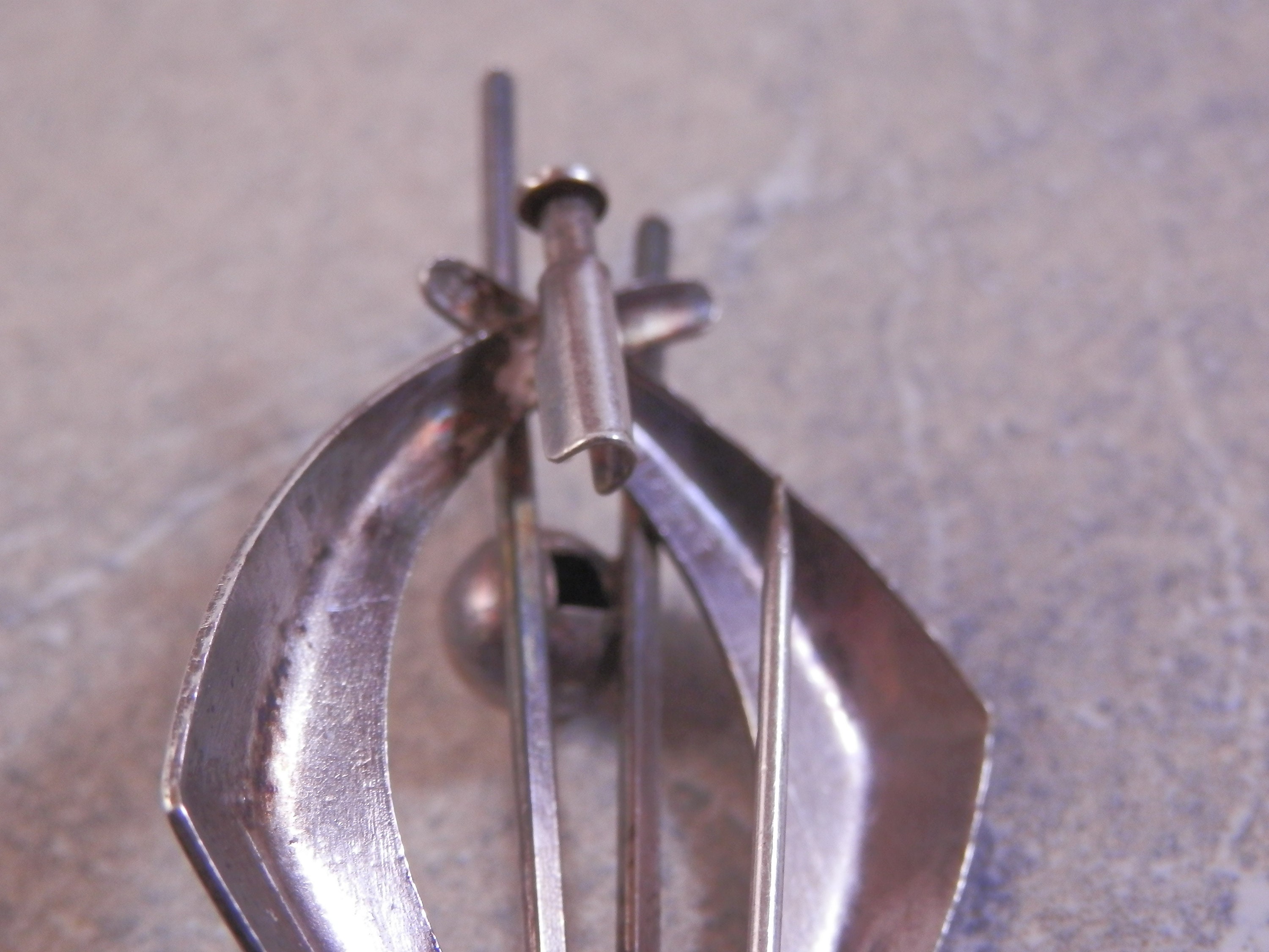 Retro Modern European 830 Silver Pin / Brooch - Etsy