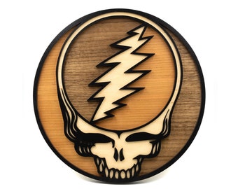 Grateful Dead / Dead & Co. Steal Your Face Multi-layer Mandala Dead Art ...