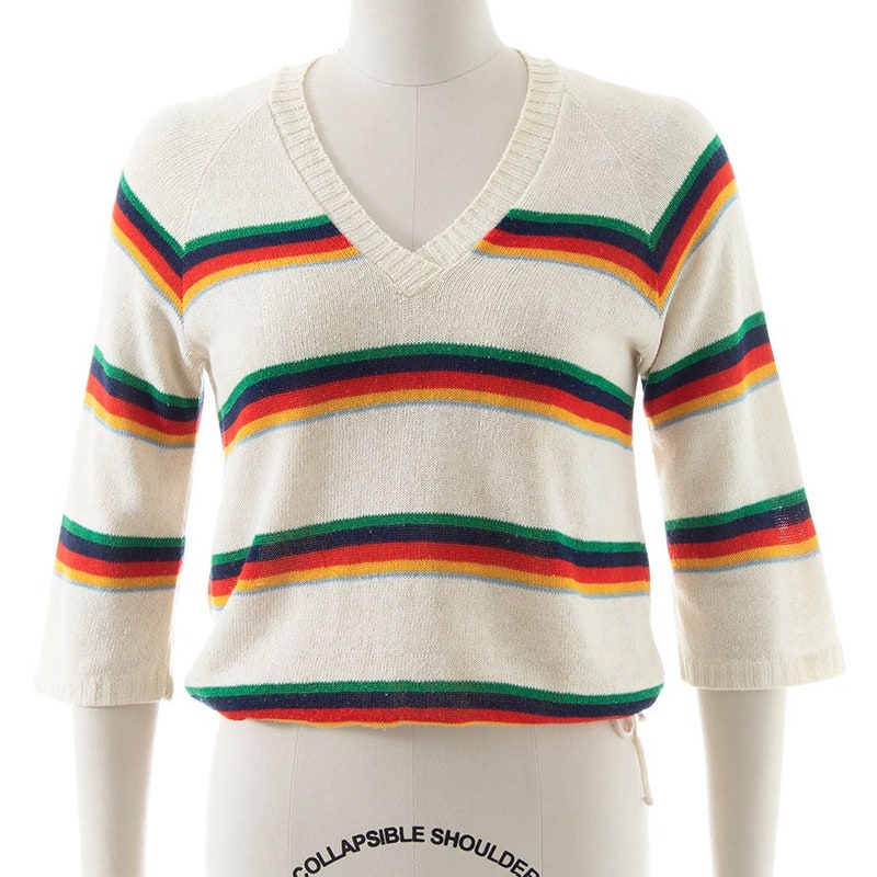 Rainbow Striped 70s - Etsy