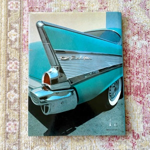 AS-IS Vintage 1980s 80s chrome: Glamour Cars of the Fifties by Brian Laban 1982 Hardcover Coffee ...