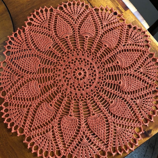 Large Crochet Doily Pattern - Etsy