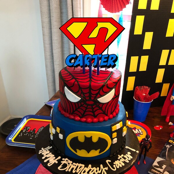 Superhero Number - Etsy