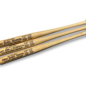 18" Trophy Bat Personalized Baseball Bat Custom Baseball Bat Engraved ...