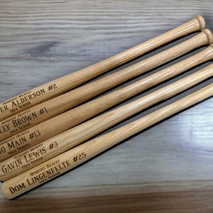 18" Personalized Baseball Bat Custom Baseball Bat Engraved Bat Engraved ...