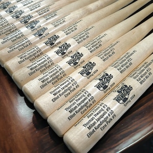 18" Trophy Bat Personalized Baseball Bat Custom Baseball Bat Engraved ...