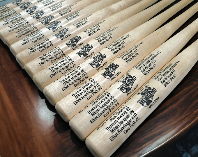 18 Personalized Baseball Bat Custom Baseball Bat Engraved Bat Engraved ...