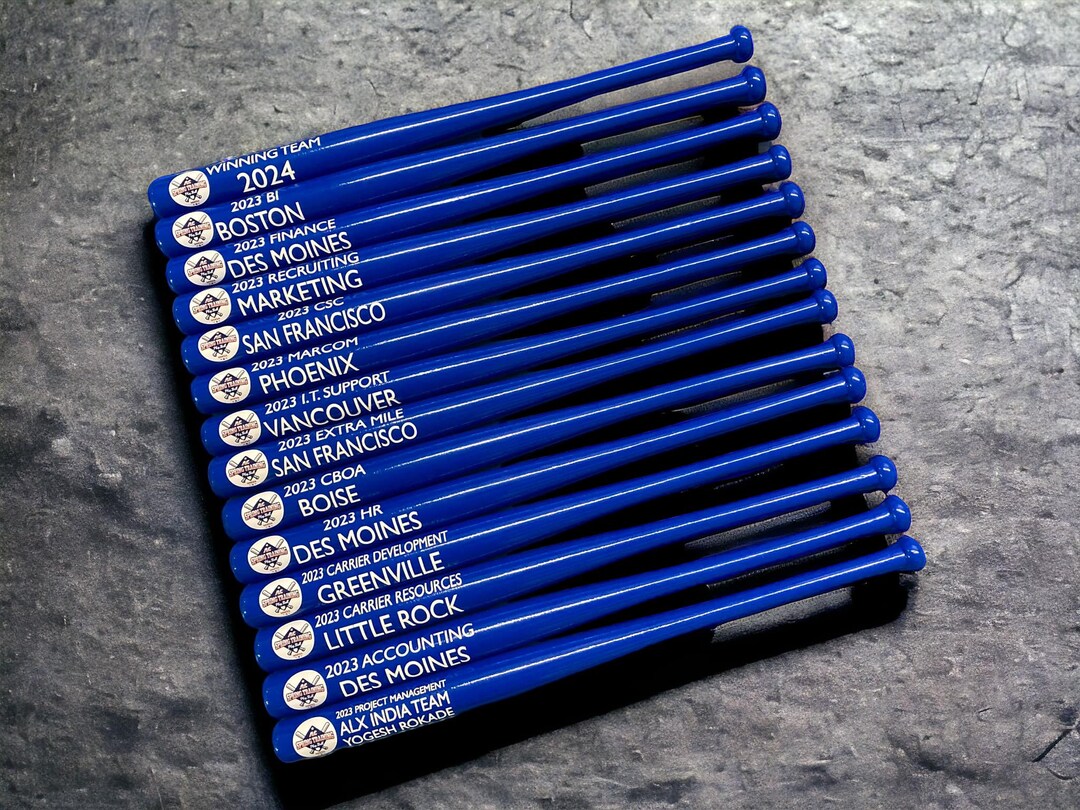 18" Trophy Bat Personalized Baseball Bat Custom Baseball Bat Engraved ...