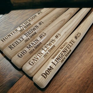 18" Trophy Bat Personalized Baseball Bat Custom Baseball Bat Engraved ...