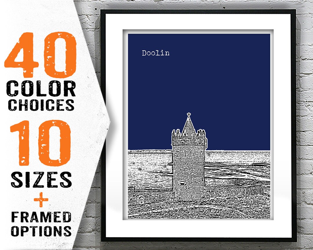 Doolin Poster Art Print Skyline Ireland Item T2034 - Etsy