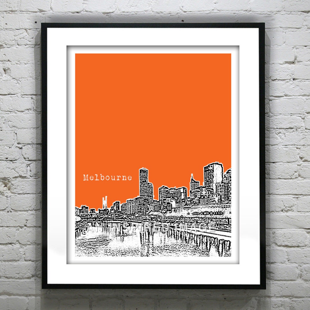 Melbourne Poster Art Print Victoria Australia Item T4403 - Etsy