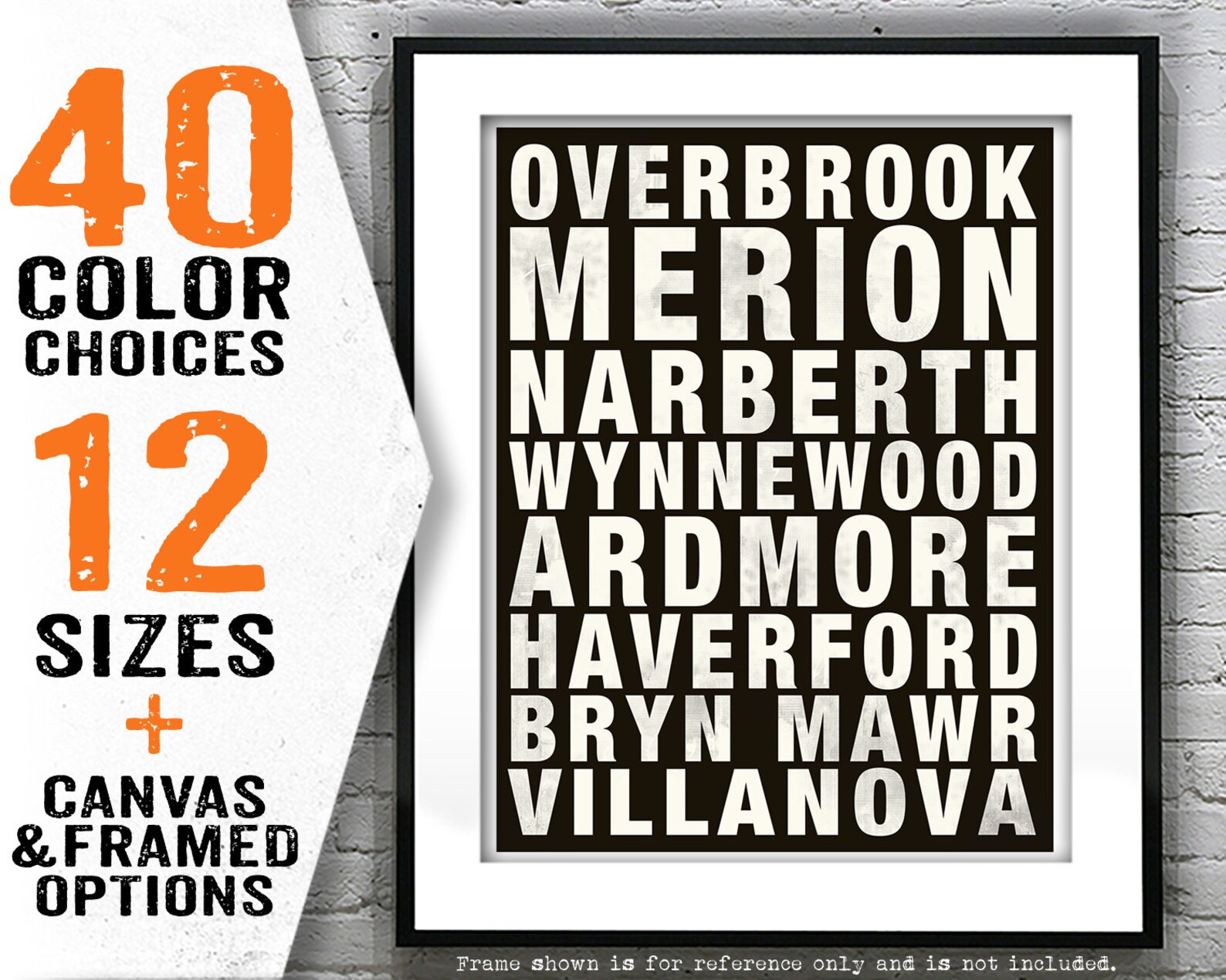 Philadelphia Main Line Subway Print Pennsylvania Poster Art Item T4693 ...