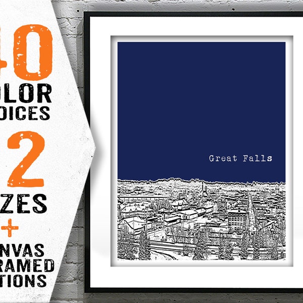 Great Falls Montana - Etsy
