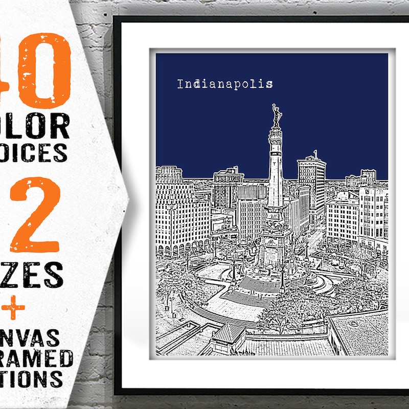 Indianapolis Art - Etsy