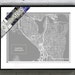 Seattle Washington Blueprint Map Poster Art Print Several Sizes ...