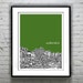 Anderson South Carolina Skyline Poster Art Print Image - Etsy
