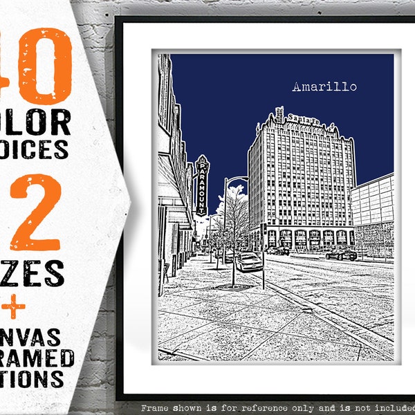 Amarillo Texas Art - Etsy