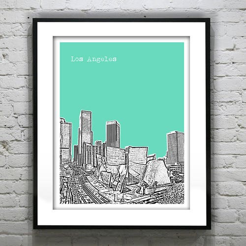 Berkeley Skyline Poster Art Print California CA Item T4562 - Etsy