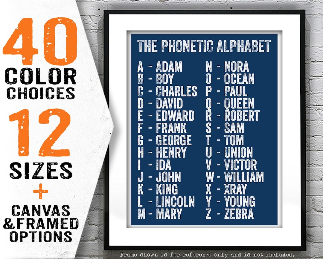 Police Phonetic Alphabet Adam Boy