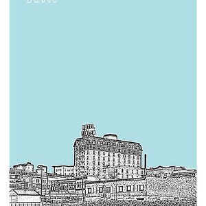 Butte Montana Poster City Skyline Art Print Item T2590 - Etsy