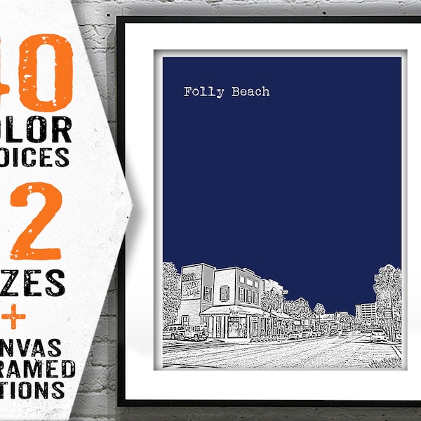 Folly Beach Art - Etsy