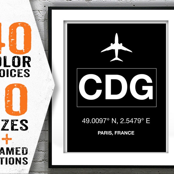 Cdg Poster - Etsy