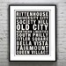 Philadelphia Subway Poster Art Print Pennsylvania Item T1512 - Etsy