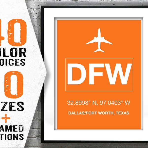 Dfw Airport Art - Etsy