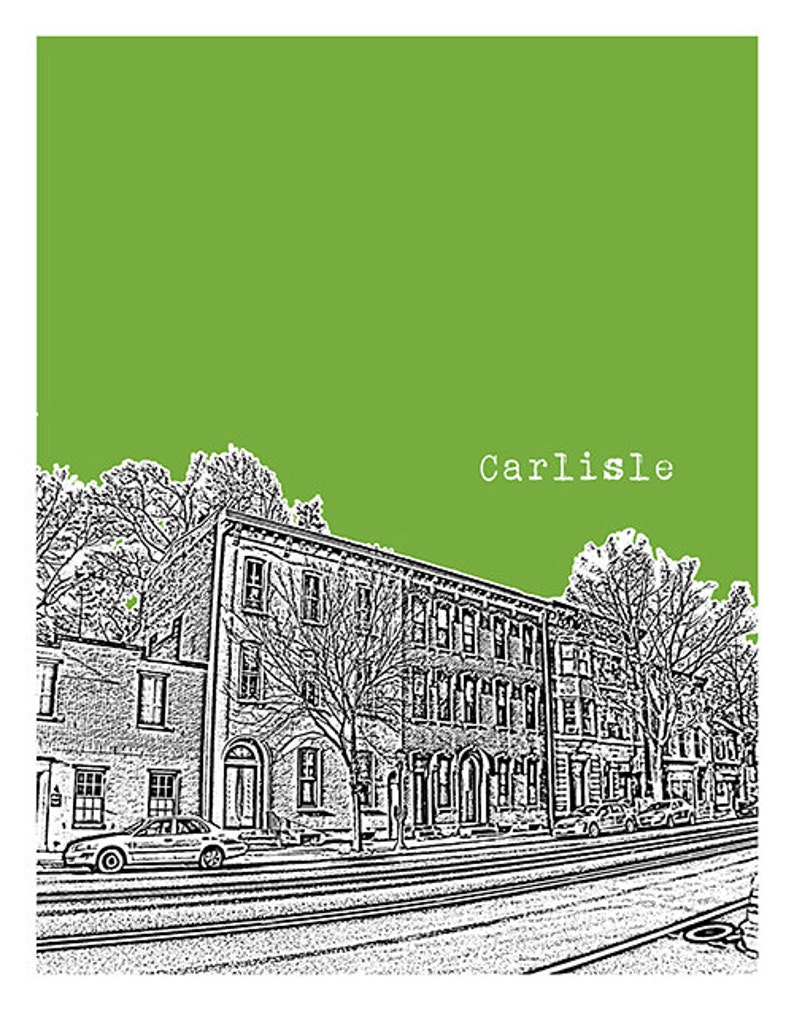 Carlisle PA Poster Print Art Pennsylvania - Etsy