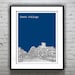 State College Skyline Poster Print Art Pennsylvania - Etsy