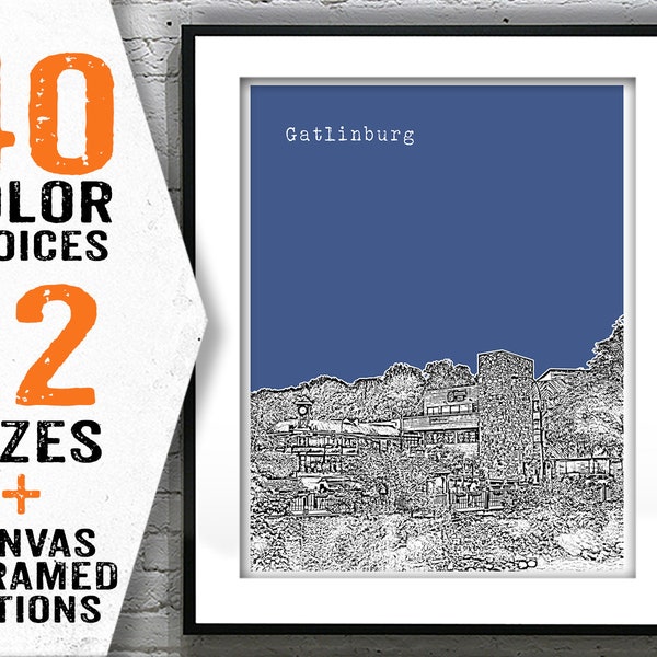 Gatlinburg Tn Poster Etsy