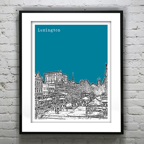 Lexington Art Print Watercolor - Etsy