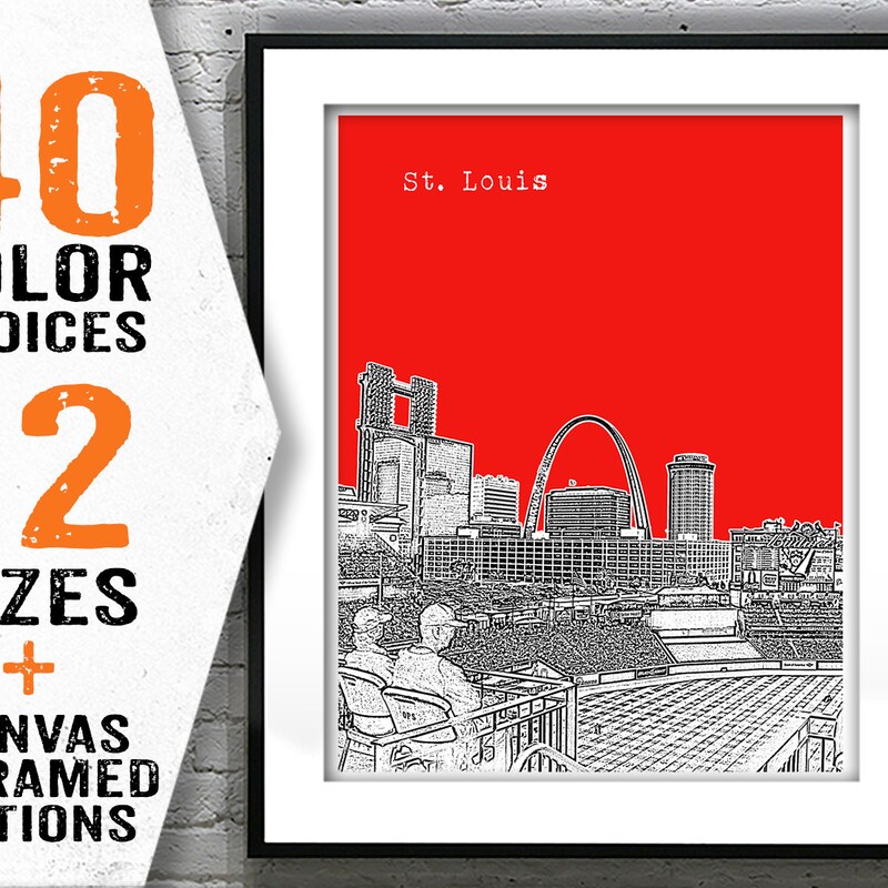 St Louis Poster - Etsy