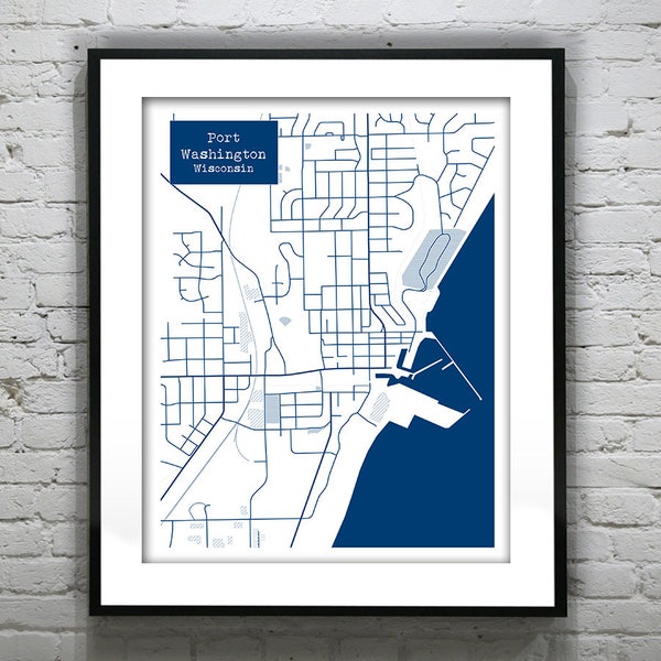 Blueprint Map - Etsy