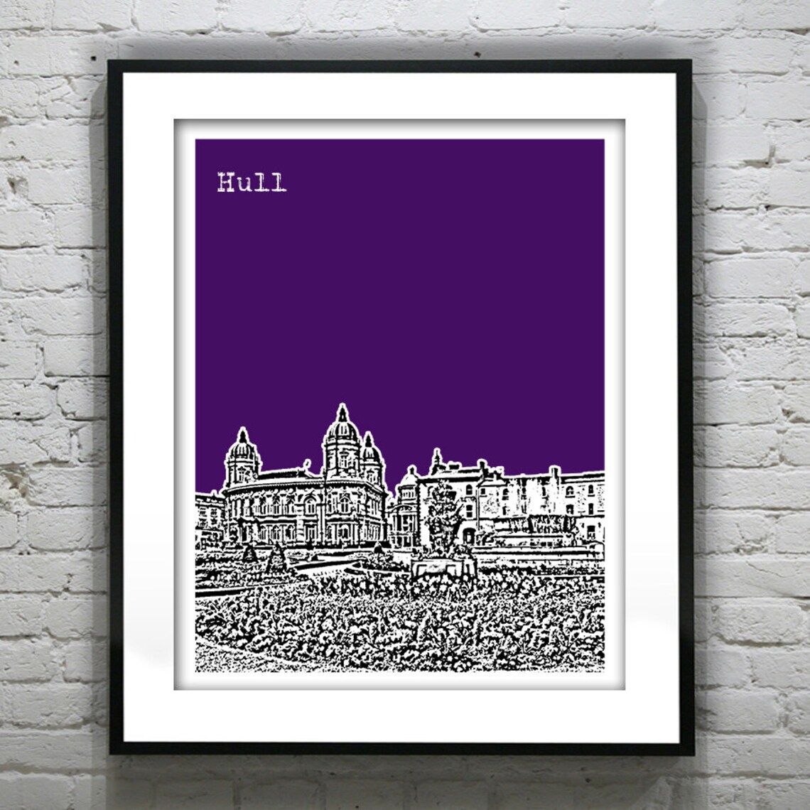 Hull Poster Art Skyline Print Kingston Upon Hull the - Etsy UK