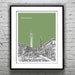 Baltimore Skyline Poster Art Print Maryland MD Mt. Vernon Item T1330 - Etsy