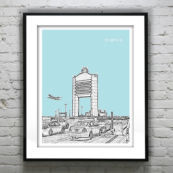 Boston Logan Poster - Etsy