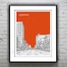 Appleton Wisconsin Poster Print Art City Skyline WI Item T4328 - Etsy