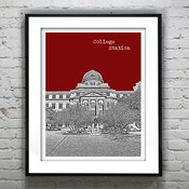 Texas State Symbols Illustration Print - Etsy