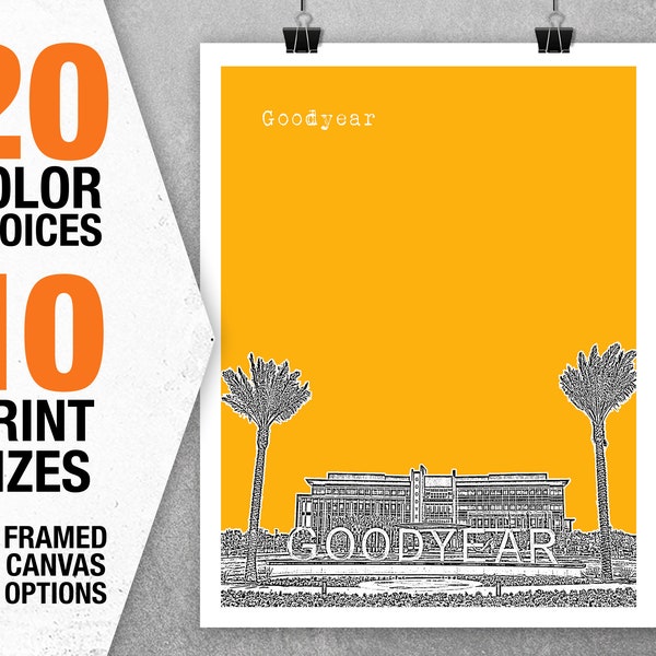 Goodyear Poster - Etsy
