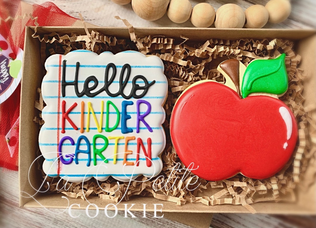 Back to School/ First Day of School Cookie Gift Set/ Teacher - Etsy