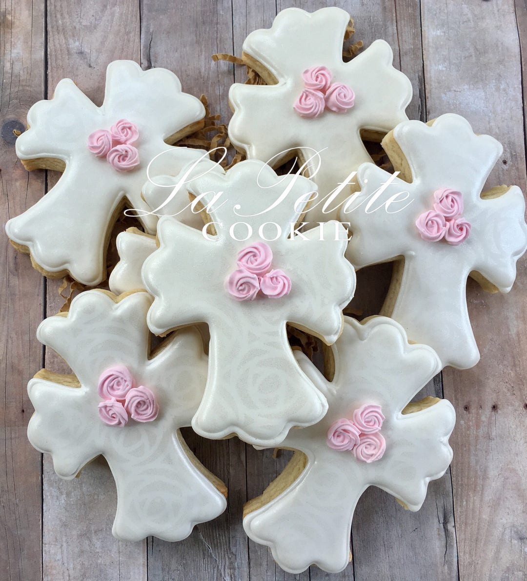 Christening / First Communion / Baptism Cross Sugar Cookies (1 Dozen ...