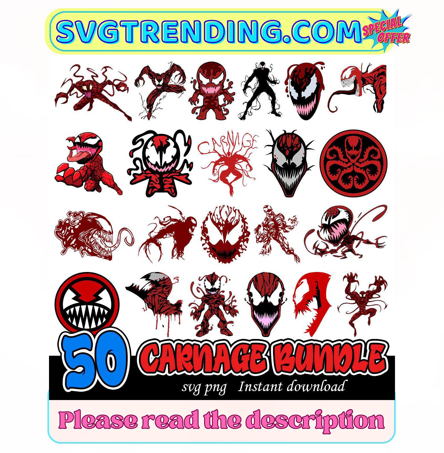 Spiderman Carnage Logo