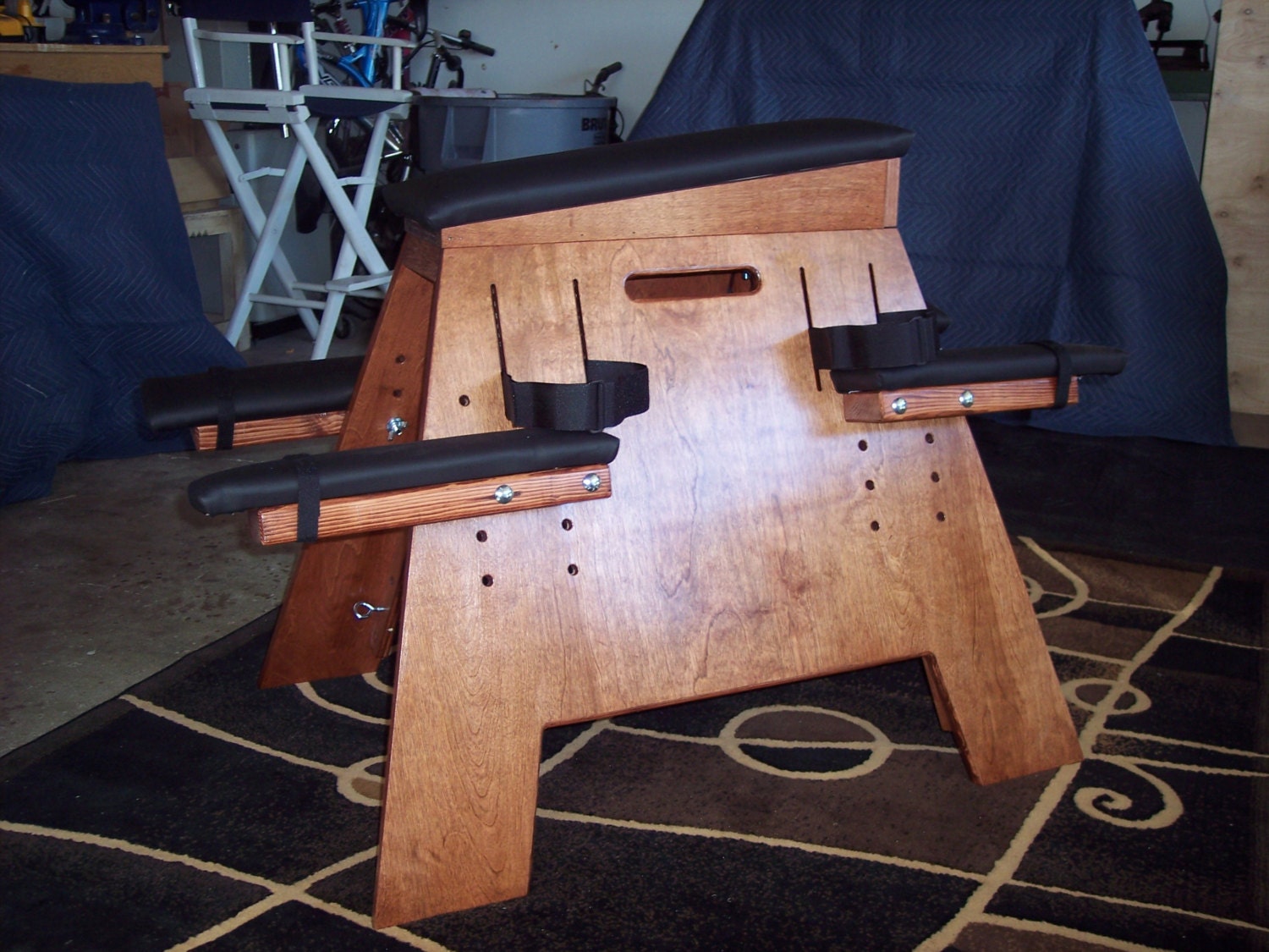 Dungeon/sex Furniture BDSM Bench Chestnut Red W/ Black - Etsy