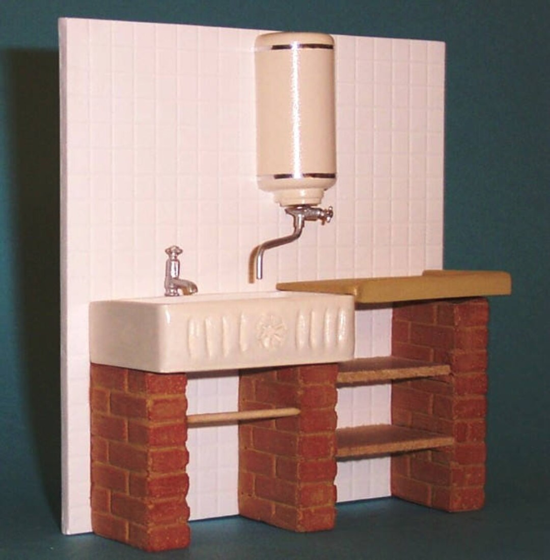 12th Scale Fluted Sink Unit FS7 - Etsy