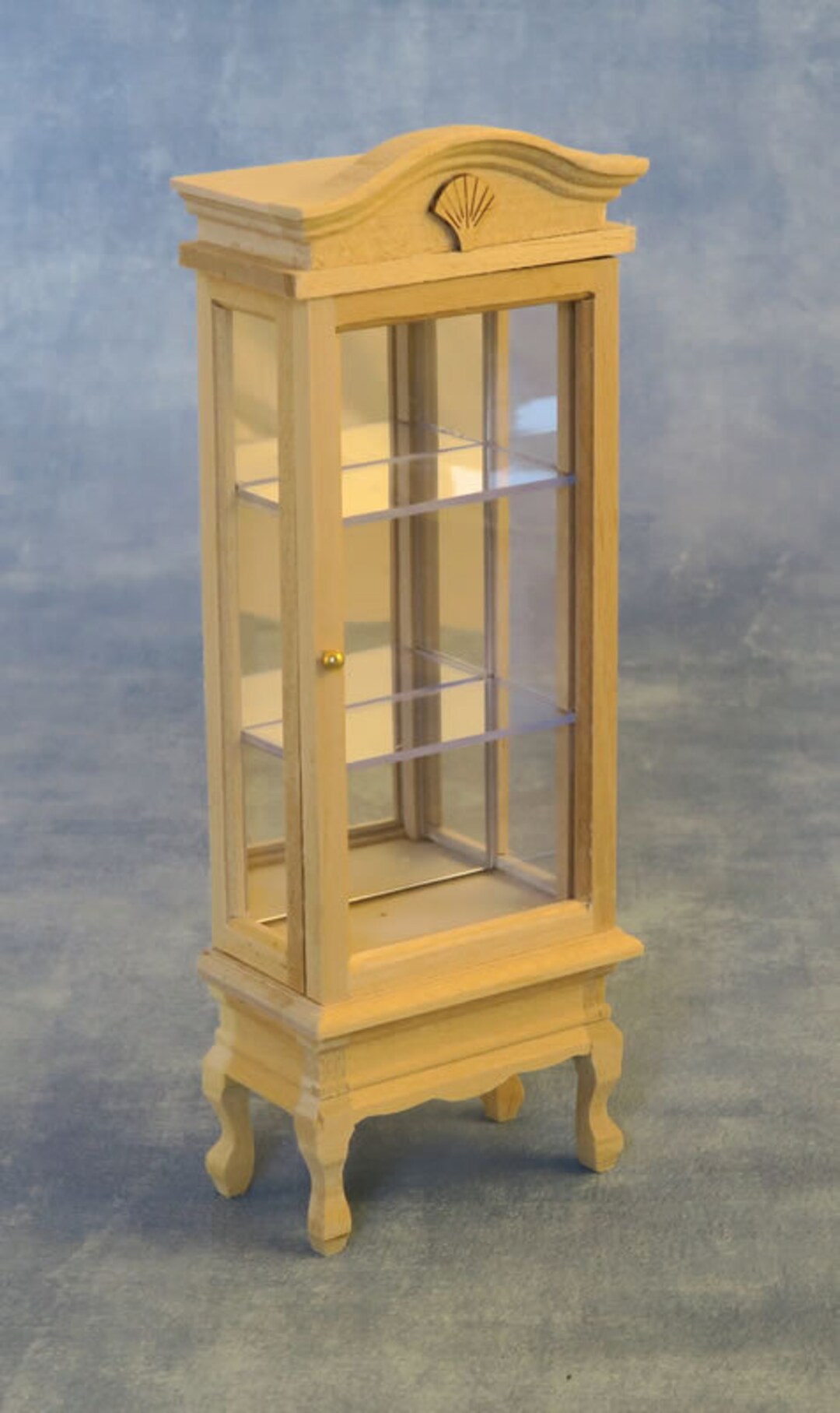 Dolls House Direct 1/12 Scale Display Cabinet With Glass Shelves BEF153 ...