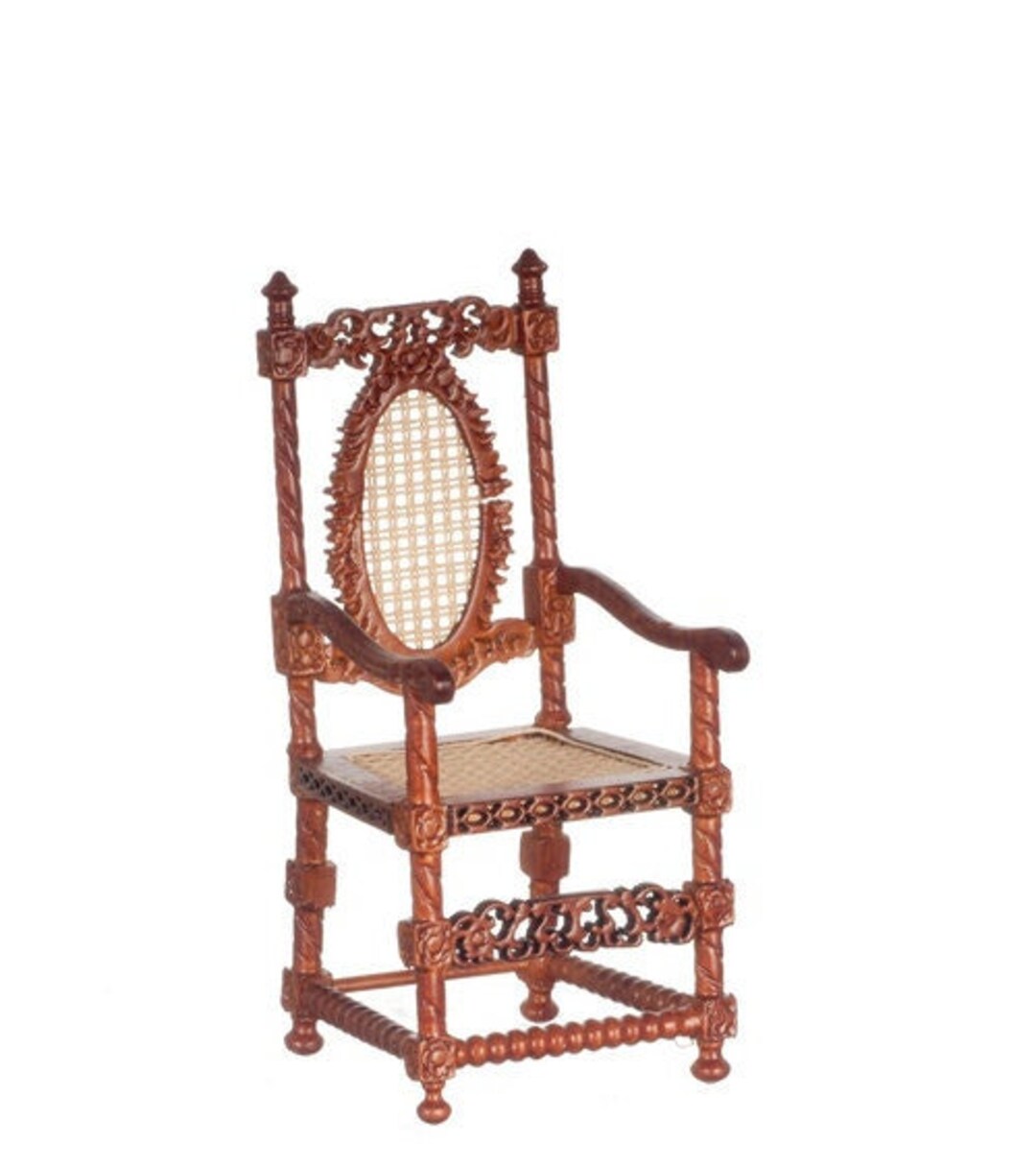 1/12 Scale Dolls House 1660 Dutch Arm Chair/walnut P6062 - Etsy